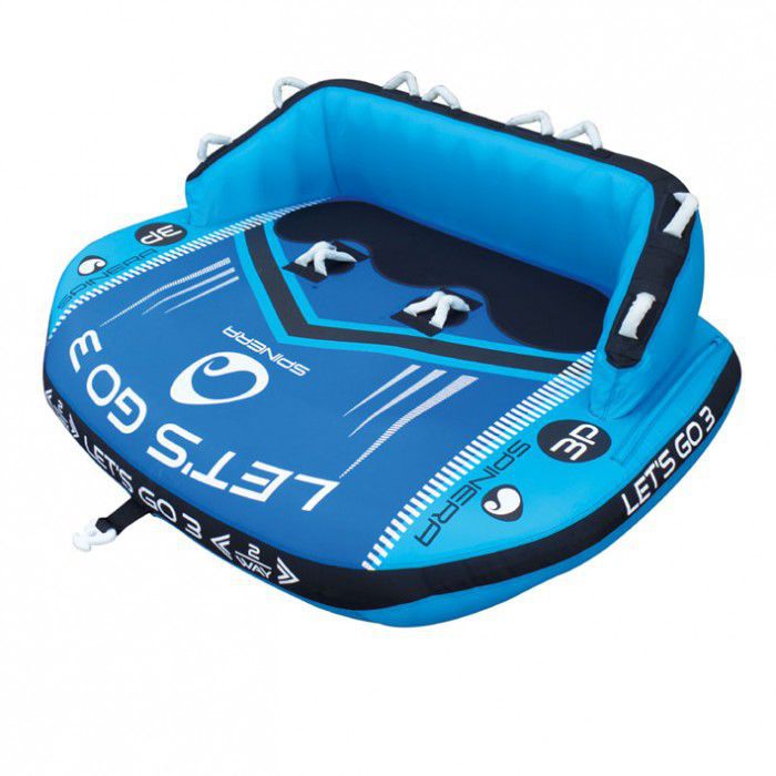 3-person max. towed buoy - Lets Go 3 - Spinera