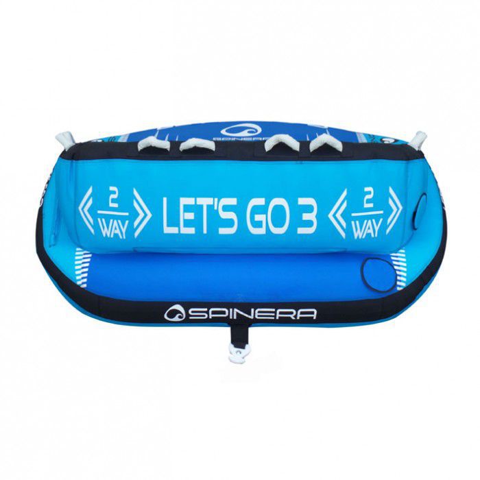 3-person max. towed buoy - Lets Go 3 - Spinera