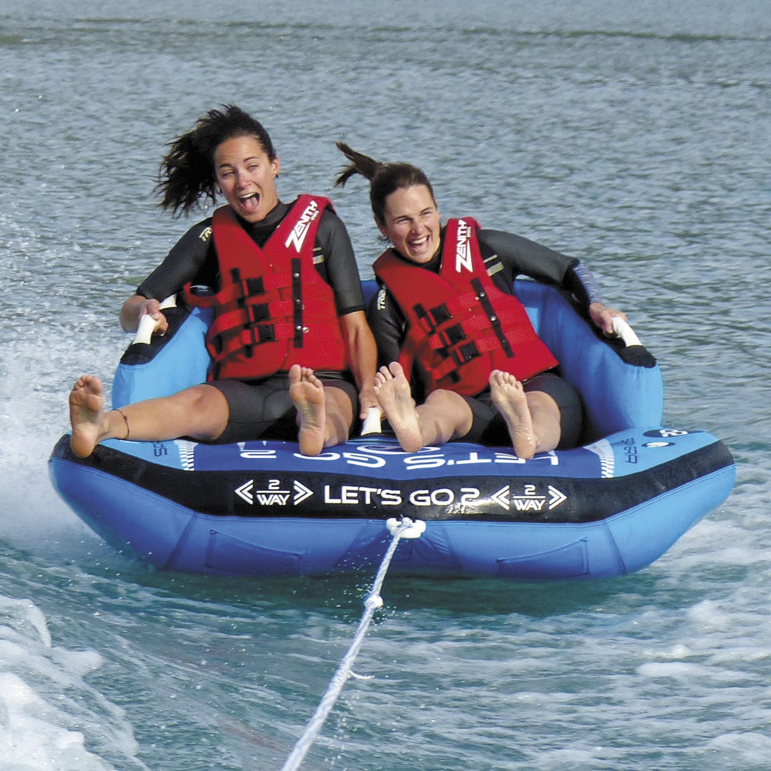 2-person max. towed buoy - Lets Go 2 - Spinera