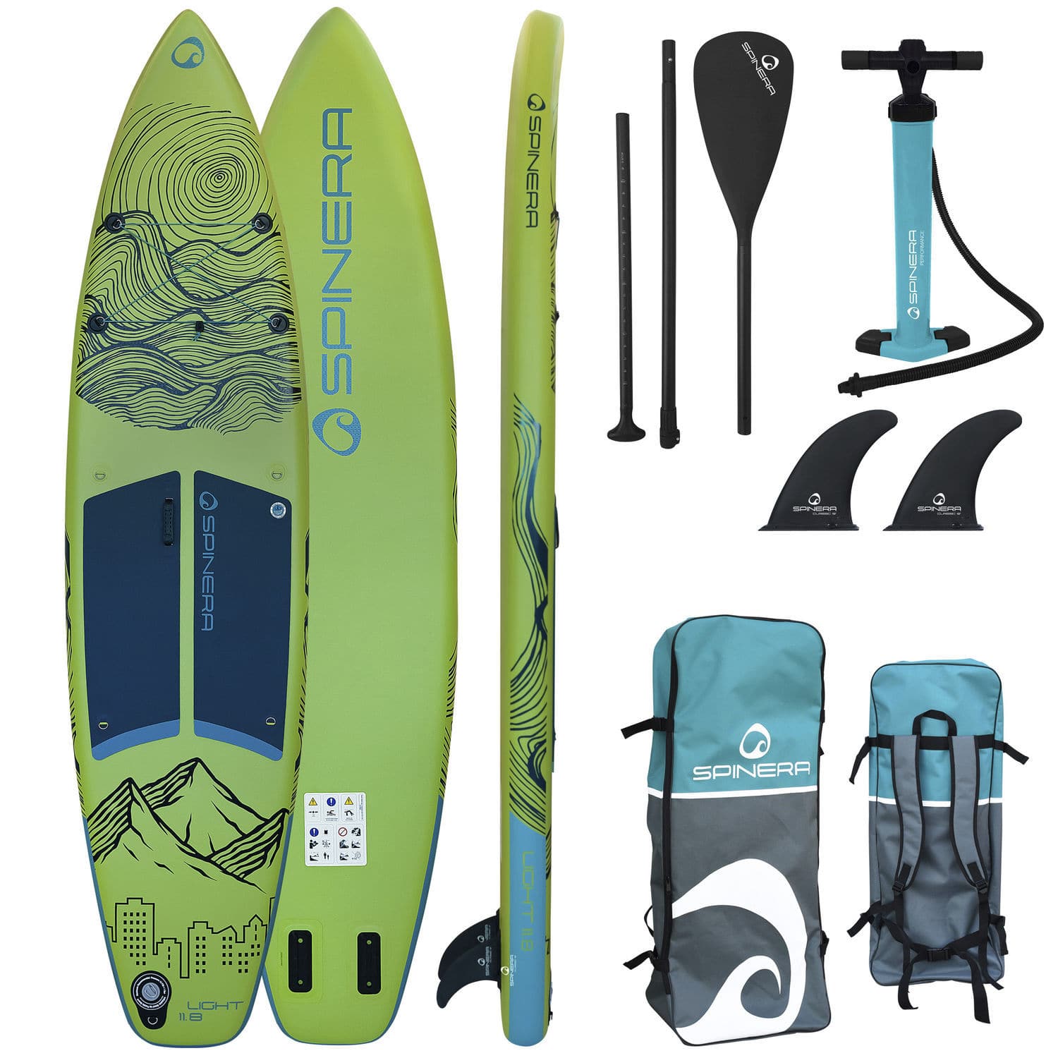 Inflatable SUP - Light 11.8 - Spinera - all-around / touring / beginner