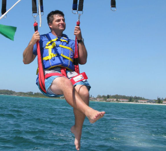 Parasail harness - CUSTOM CHUTES - waist / seat / security