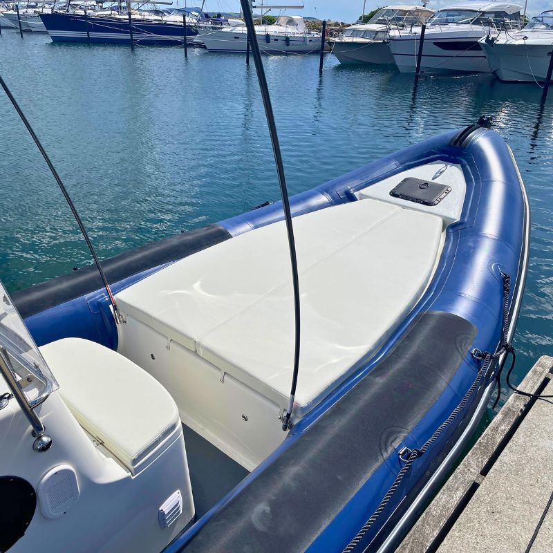 Inflatable boat storage locker - Tornado Boats International ApS - bow ...