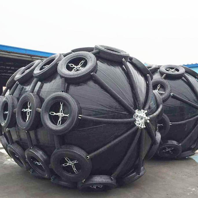Port fender - Fountom Marine - for docks / platform / cylindrical