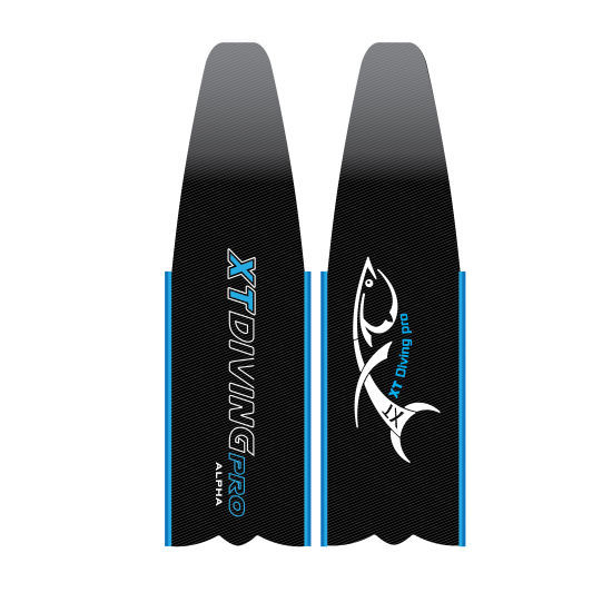 Spearfishing fins - ALPHA - Xt Diving Pro - carbon / full-foot / black