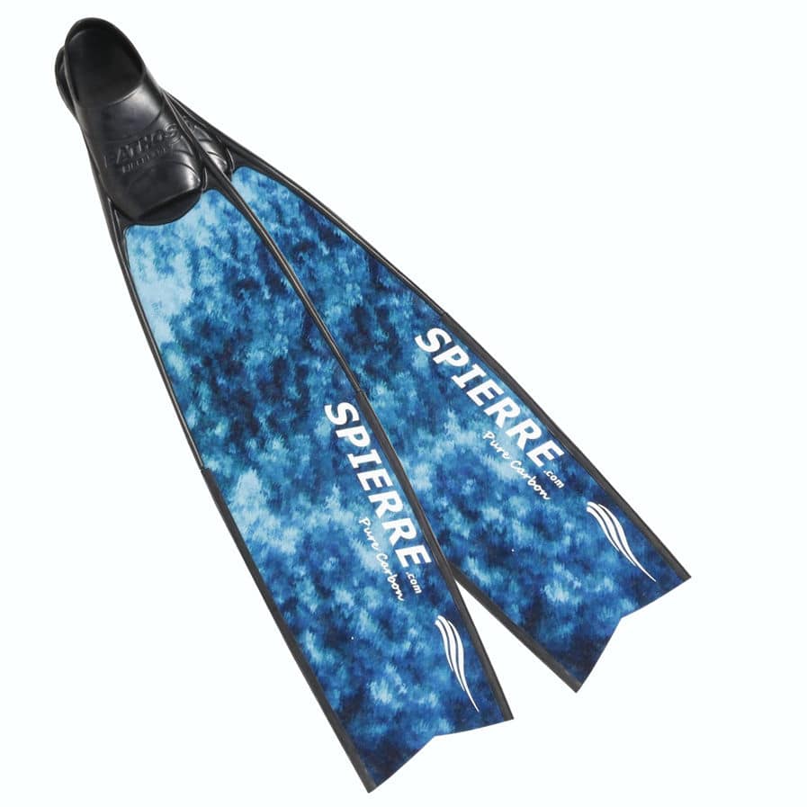 Freediving fins - 3D BLUE WATER - Spierre - carbon / full-foot