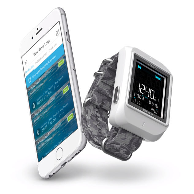 Wrist dive computer - COSMIQ+ - Deepblu Inc. - nitrox / freediving ...