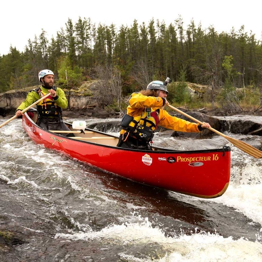 Touring canoe - Prospecteur 16 - Esquif International Inc. - 2-person / adult / red
