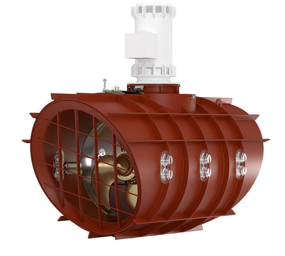 Azimuth thruster - FU 37 - Brunvoll - tunnel type / for ships / low-noise