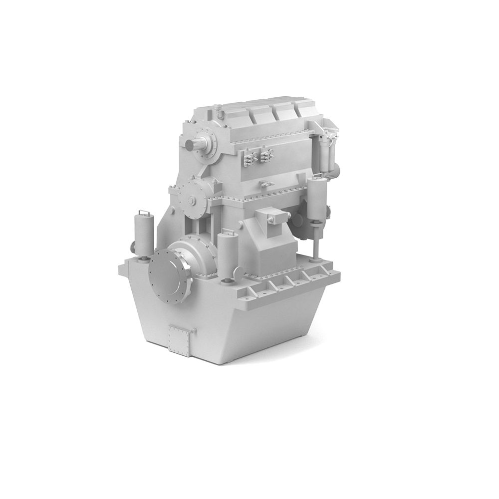 Ship reduction gearbox - ACG 680 2sp - Brunvoll - motor / with ...