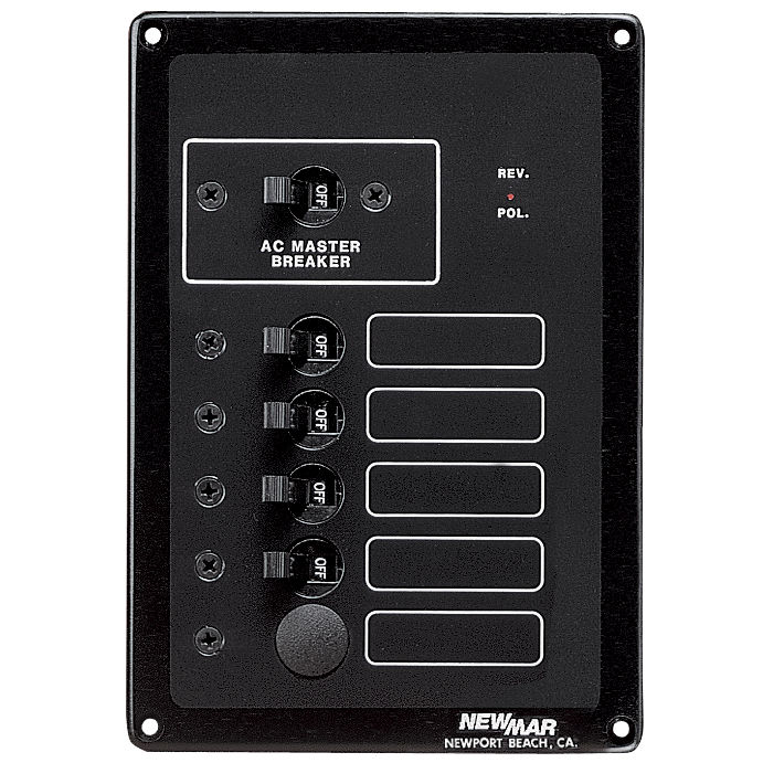 Boat control panel - AC Master - NewMar - electrical circuit
