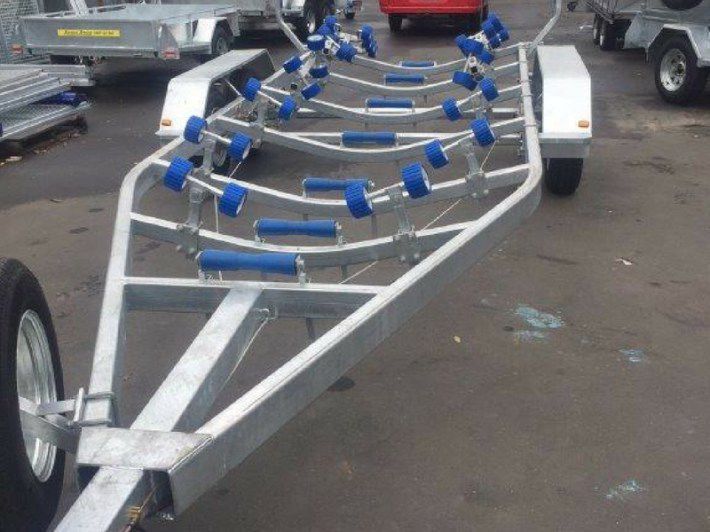 Road trailer - AX850T - Aakron Xpress Ltd - for boat / roller