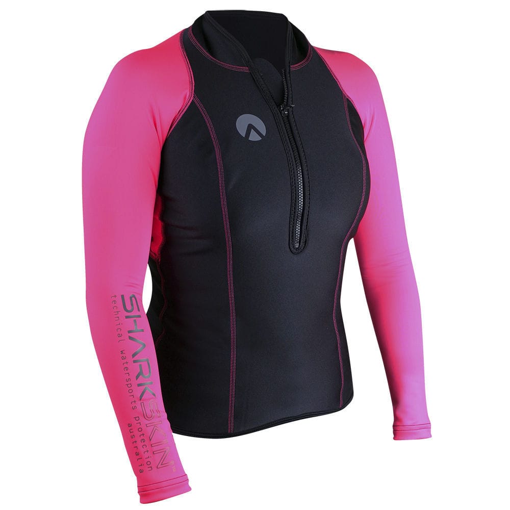 Long-sleeve neoprene top - PERFORMANCE WEAR - Sharkskin - women's