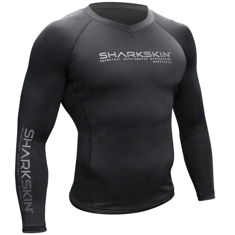 Long-sleeve neoprene top - Sharkskin