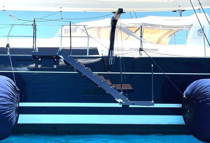 Yacht stairs - CH.358-801.01 - CARBON EQUIPMENT ltd