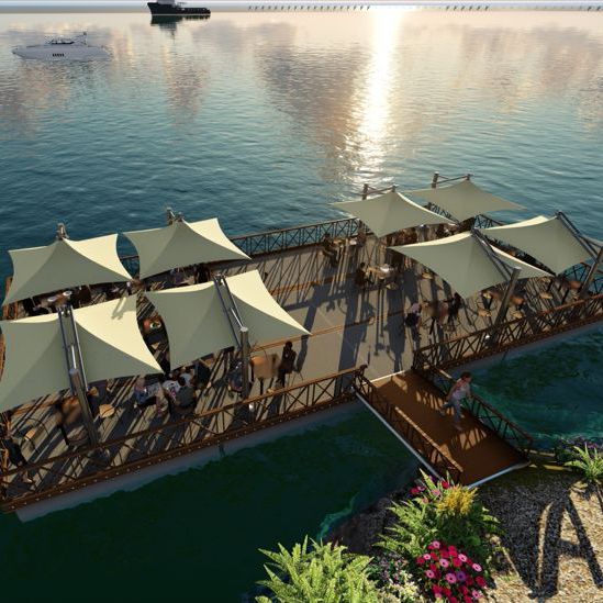 Floating restaurant - HSB Marine