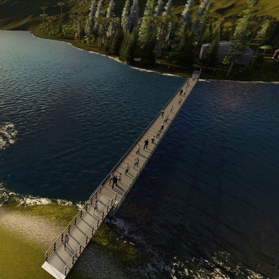 Floating walkway - HSB Marine