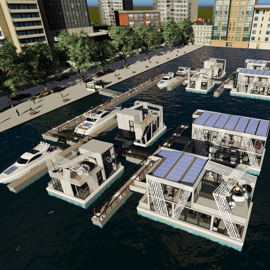 Floating office - HSB Marine