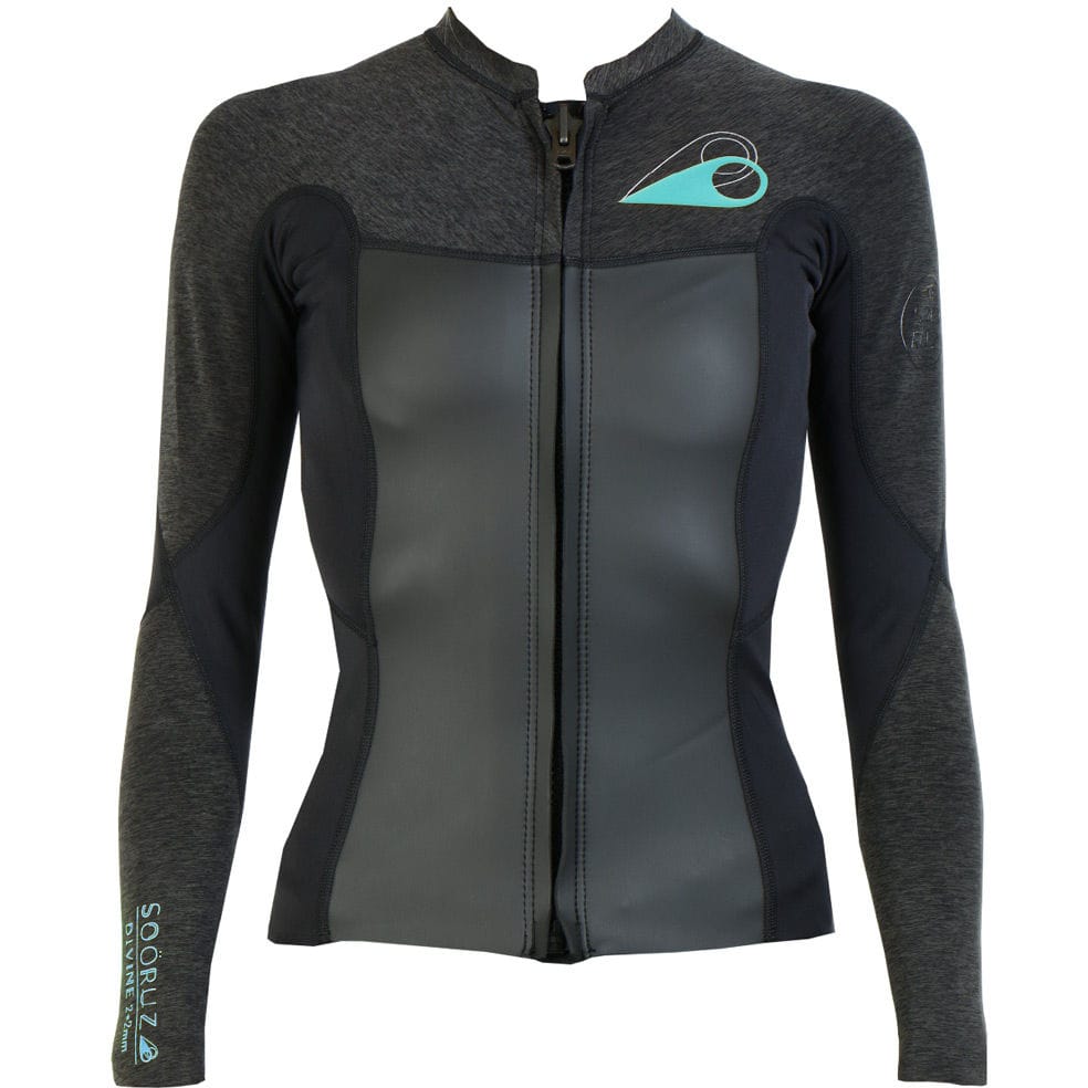 Long-sleeve neoprene top - DIVINE Zip - SOÖRUZ SURFWEAR COMPANY - women's