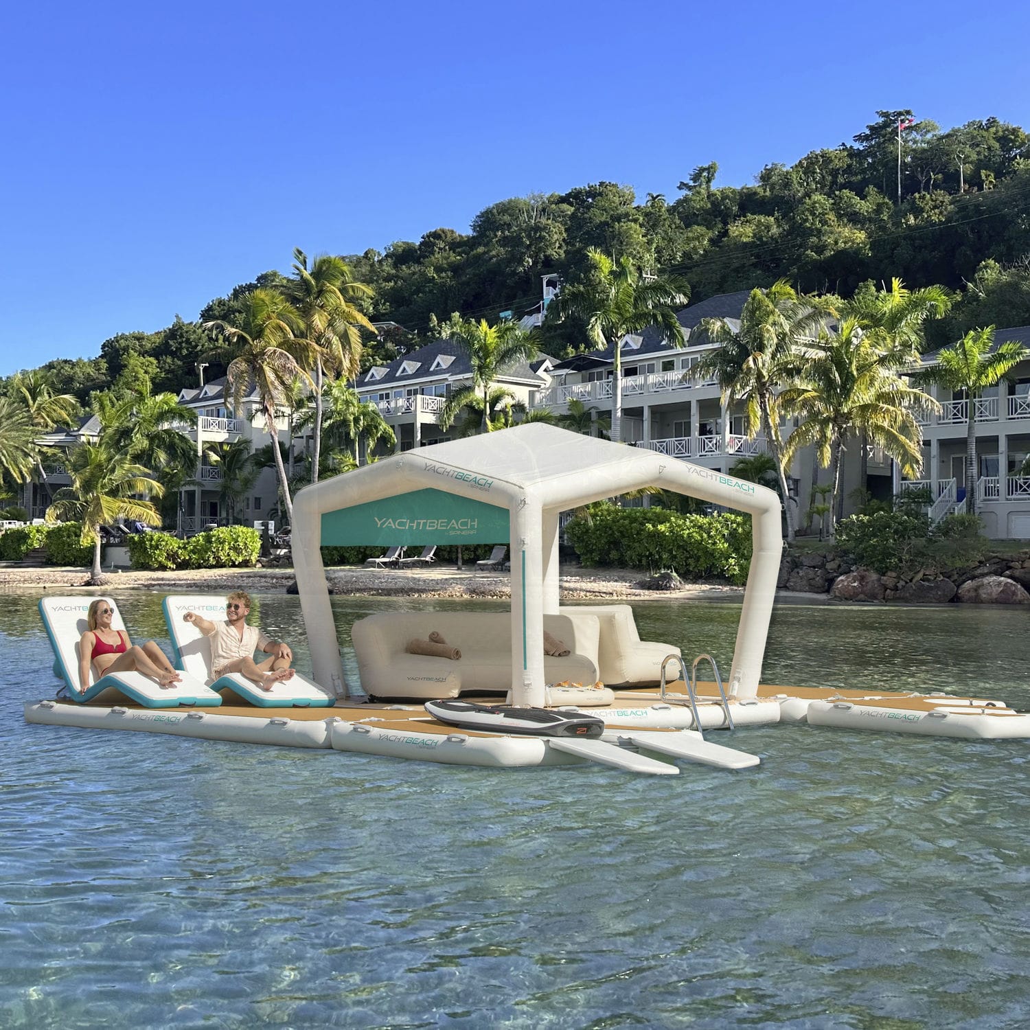 Floating platform - Square Pavilion 3.08 - YACHTBEACH – JetXtender ...