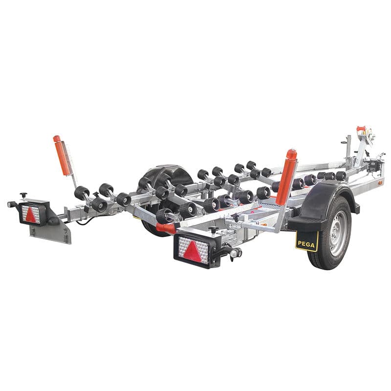 Road trailer - M750 - PEGA - launching / for boat / roller