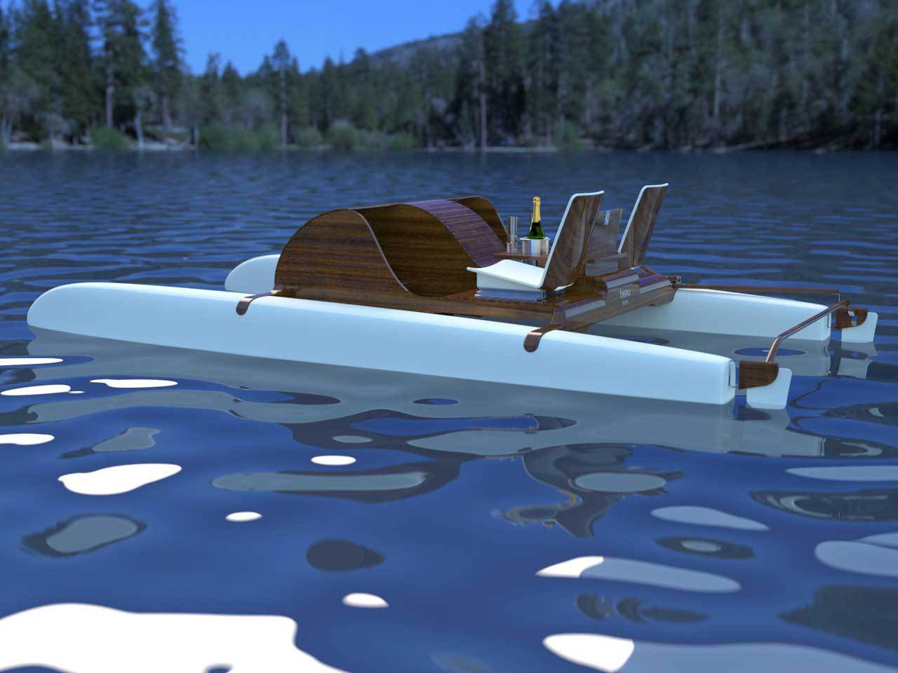Two-seater pedal boat - ST TROPEZ - Beau Lake