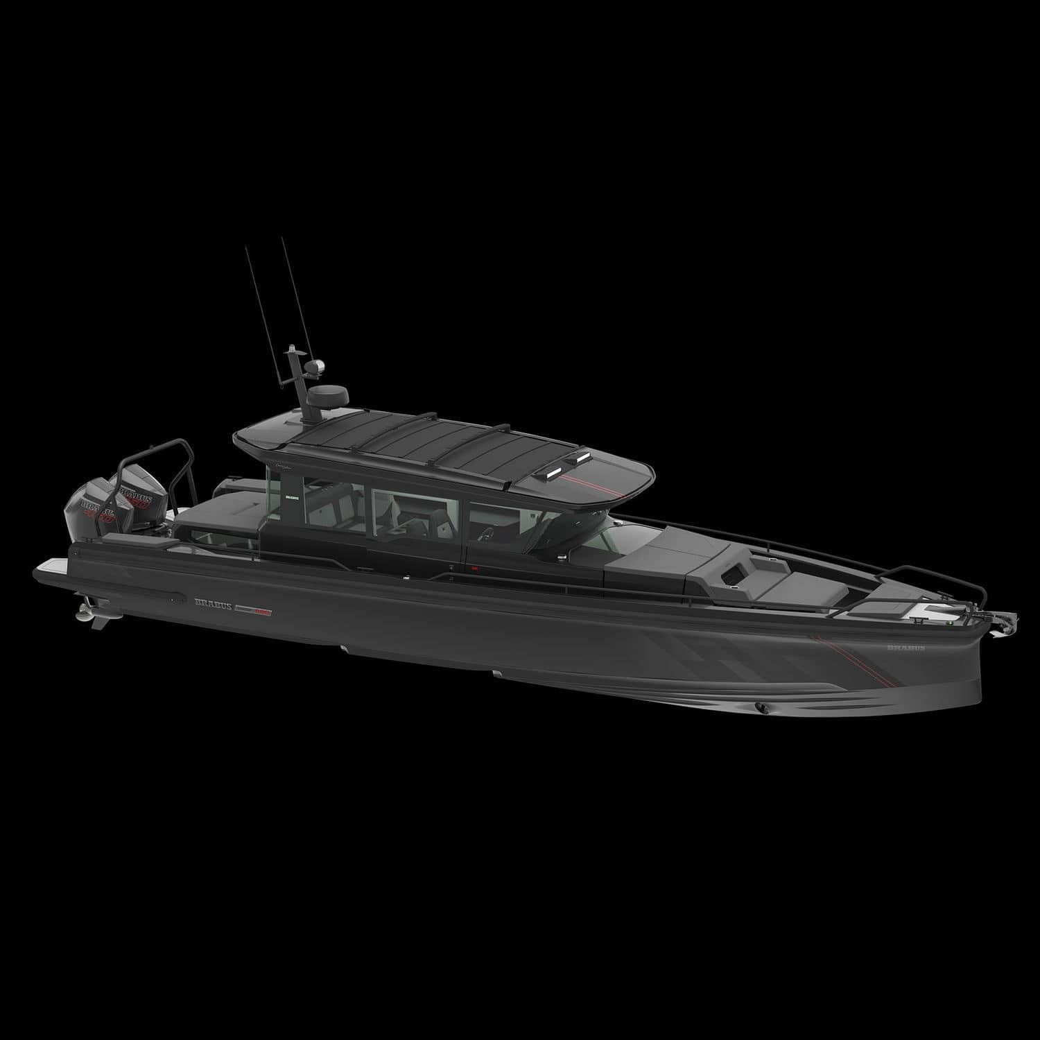 Outboard express cruiser - Shadow 900 Spyder Black Ops - Brabus Marine ...