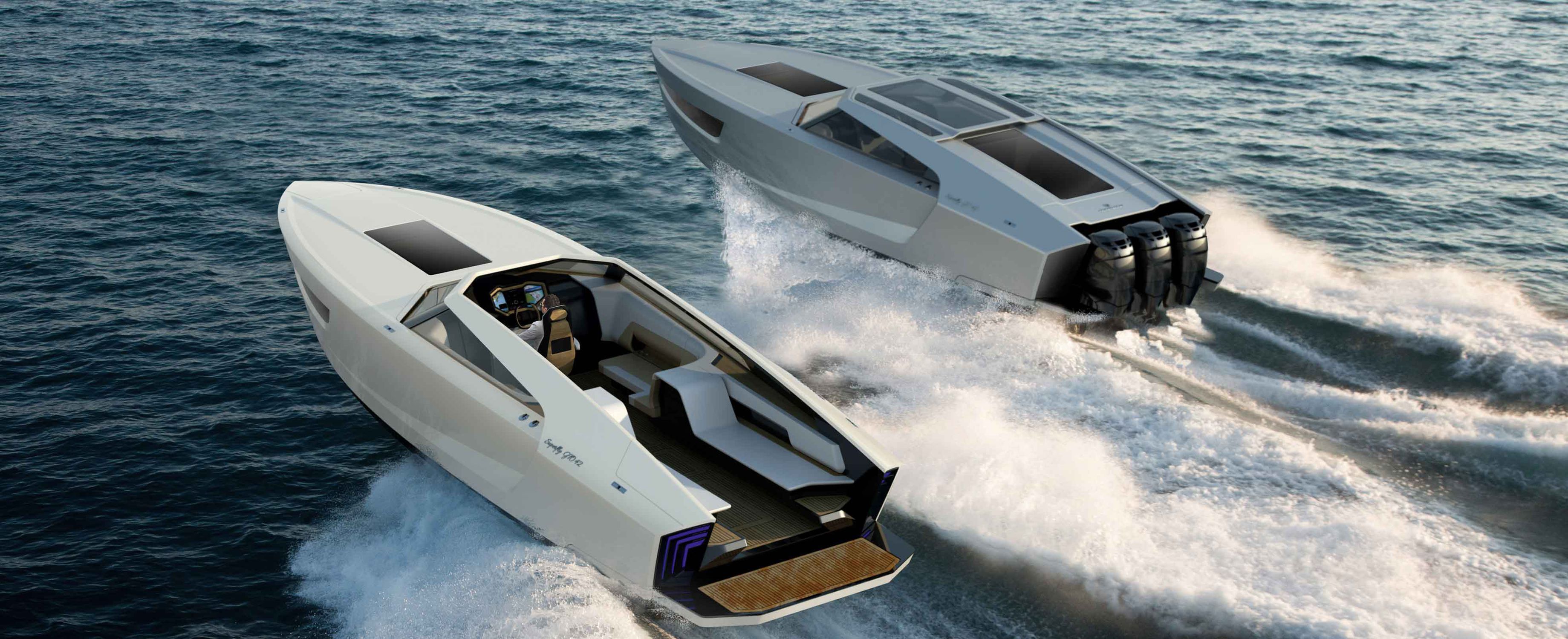 Sterndrive express cruiser - GTO 42 - Flying Flipper - diesel / twin ...