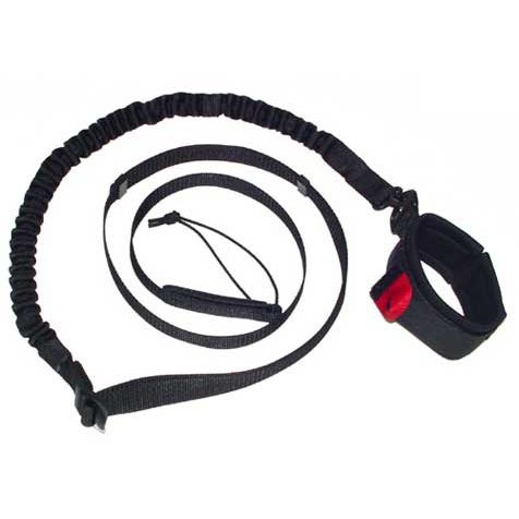Safety harness tether - SUP - Seals - for boat / elastic