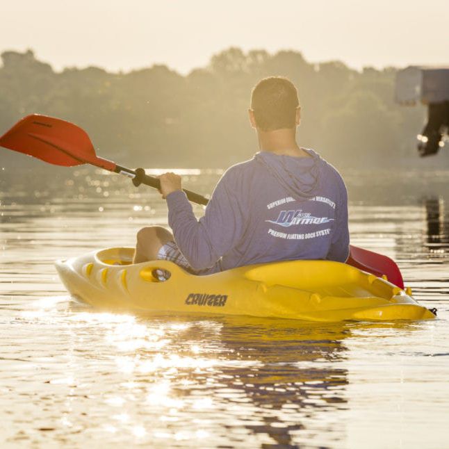 Sit-on-top kayak - CRUIZER - Wave Armor - entry-level / sea / child's