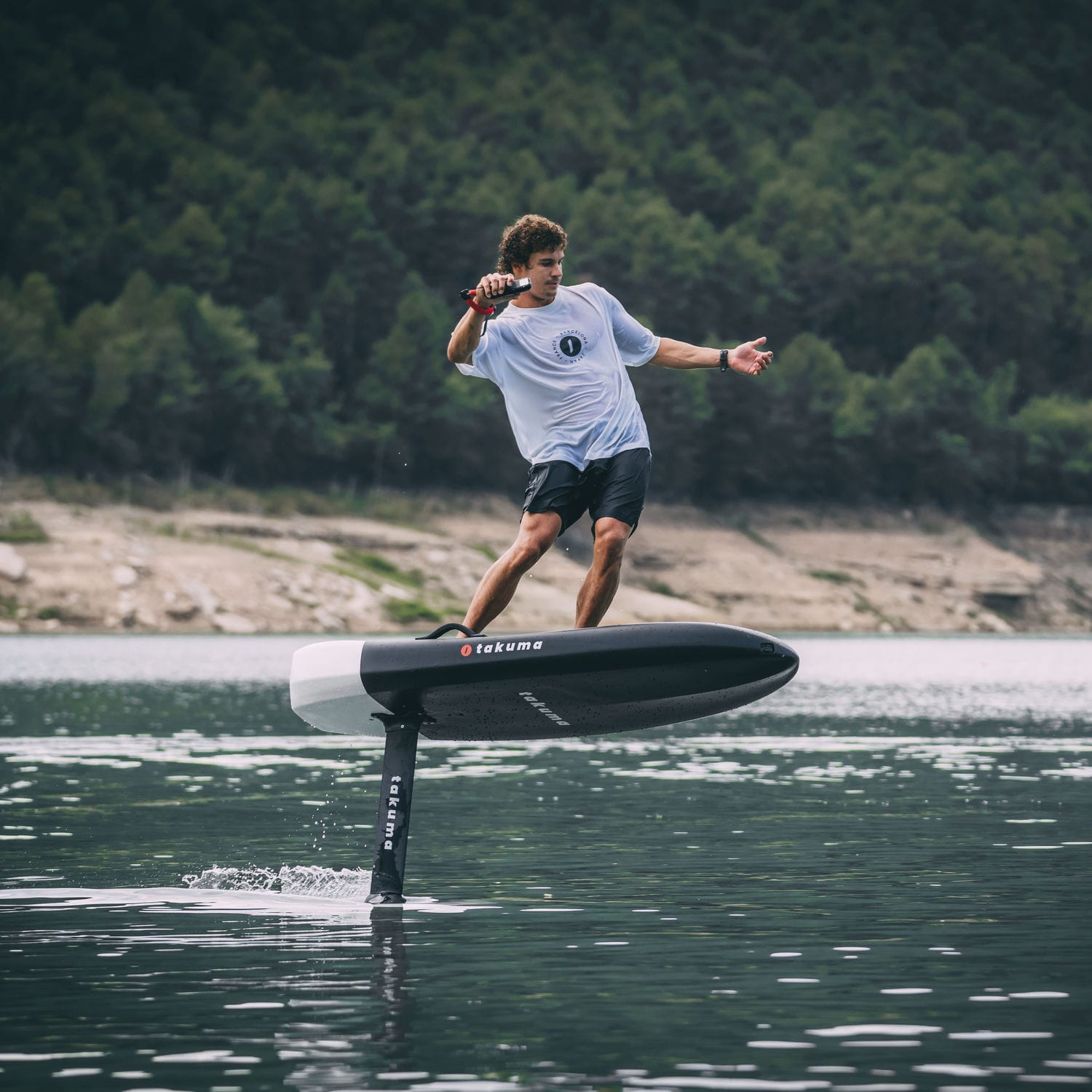 Carbon fiber efoil board - Takuma - battery-powered