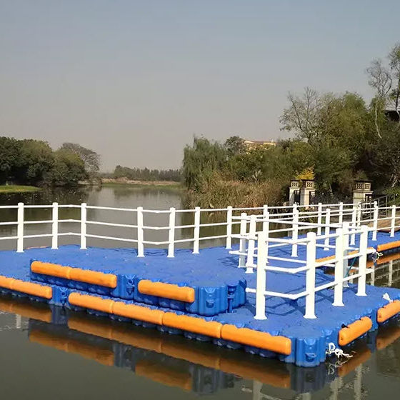Marina fender - Walkway Float - Shanghai Qihua Waterborne Engineering ...