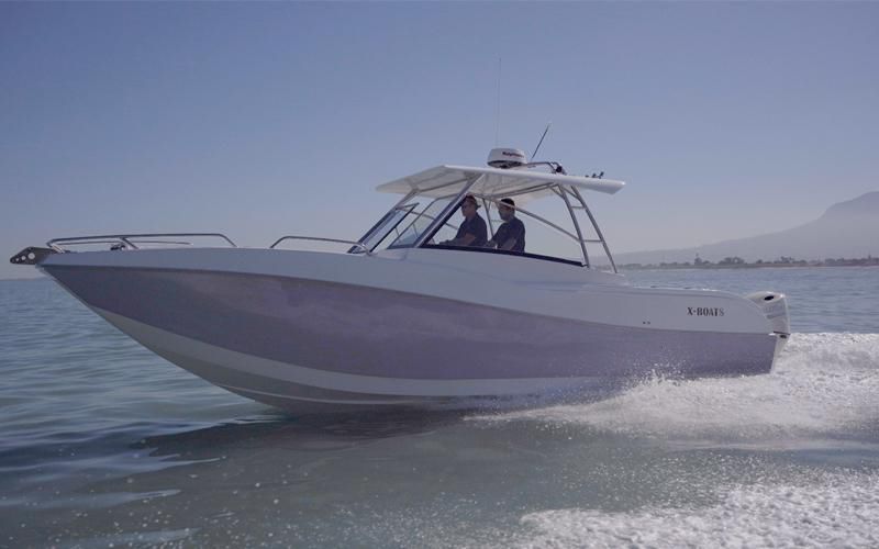 Outboard express cruiser - X-32 - X-Boats - twin-engine / open / dual ...