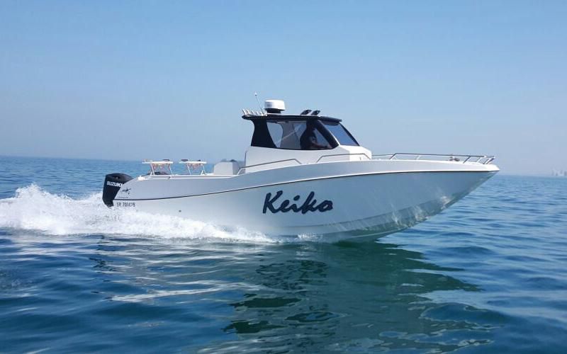 Catamaran walkaround - X-28 - X-Boats - outboard / twin-engine / dual ...