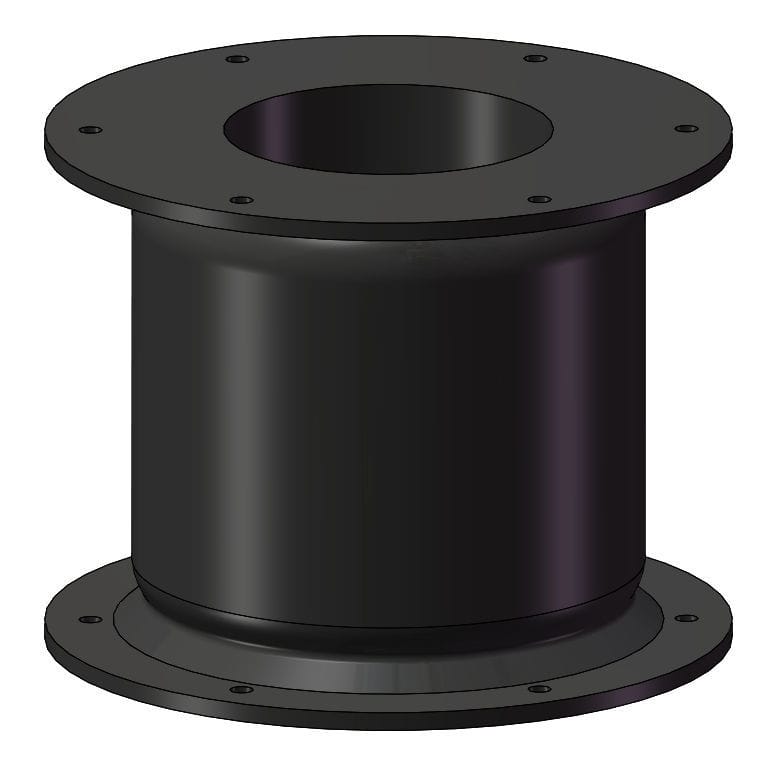 Harbor fender - Cell - GLEN ENGINEERING - pier / cylindrical / black