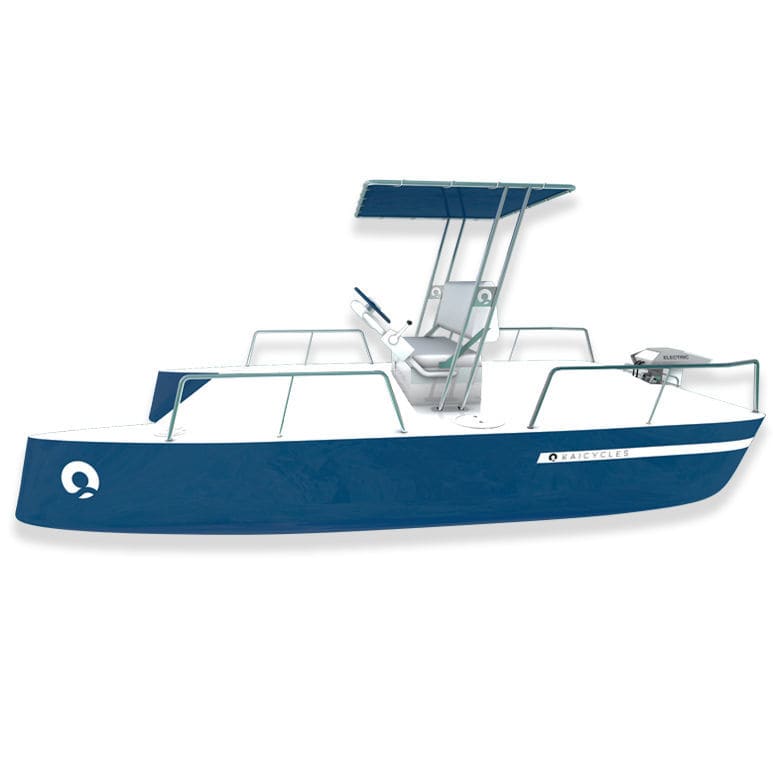 Catamaran small boat - NEO X2 - KAICYCLES™ - outboard / electric / open