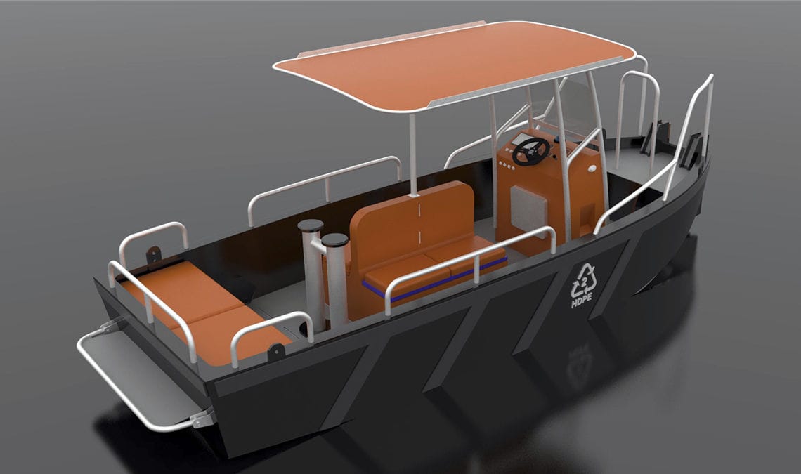 Work boat - IZ 580 - Izmir Shipyard - utility boat / inboard / HDPE