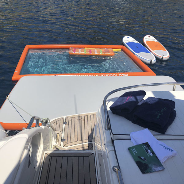 Floating swimming pool - XL & M - OCEANDREAMS MEDITERRANEO SL - for ...