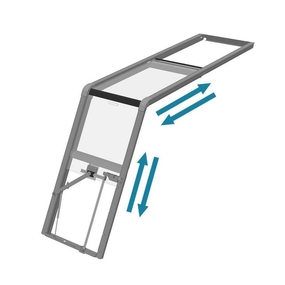 Sailboat door - vertical - NOVAL - vertical sliding / companionway