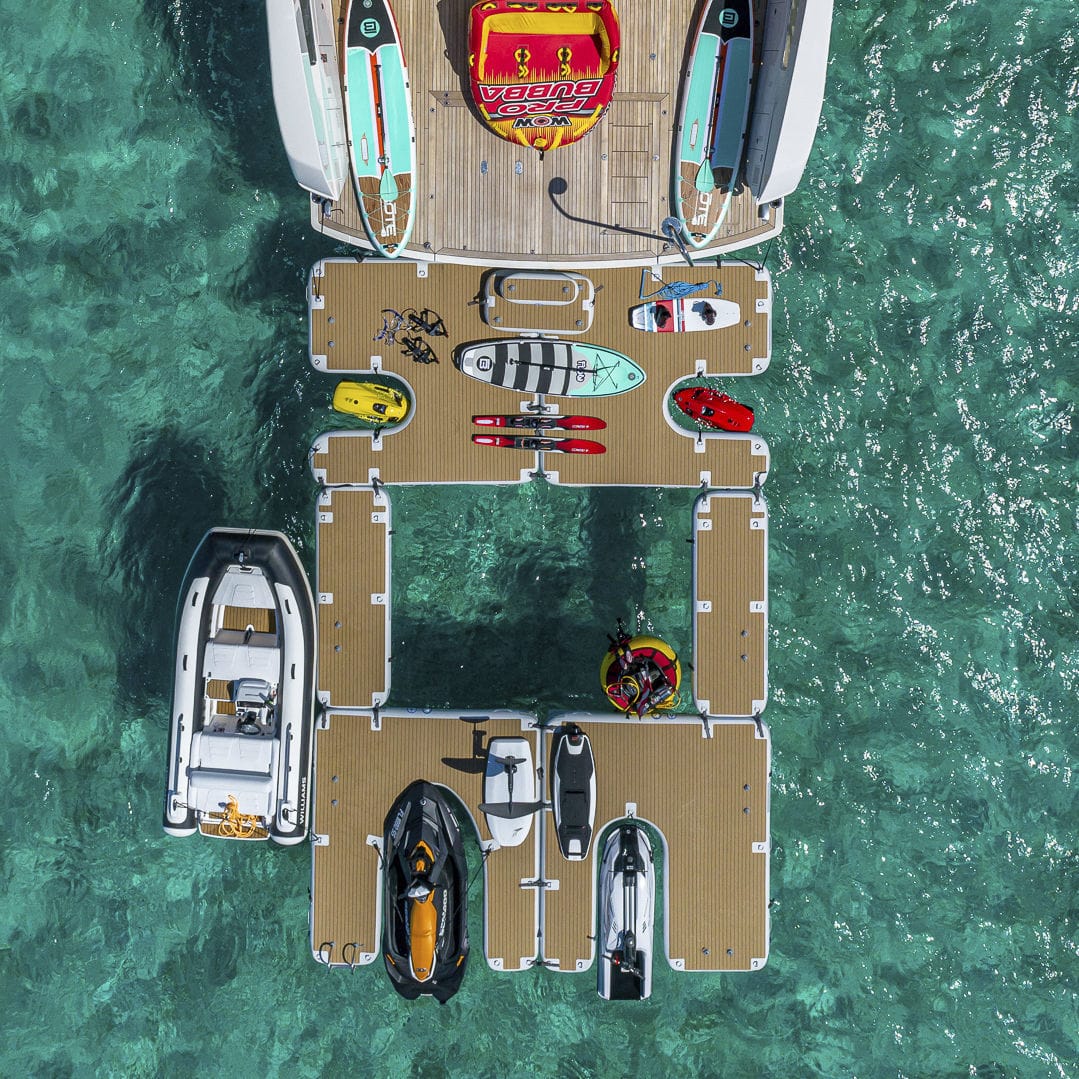 Floating swimming pool - SEARAFT - modular / for yacht