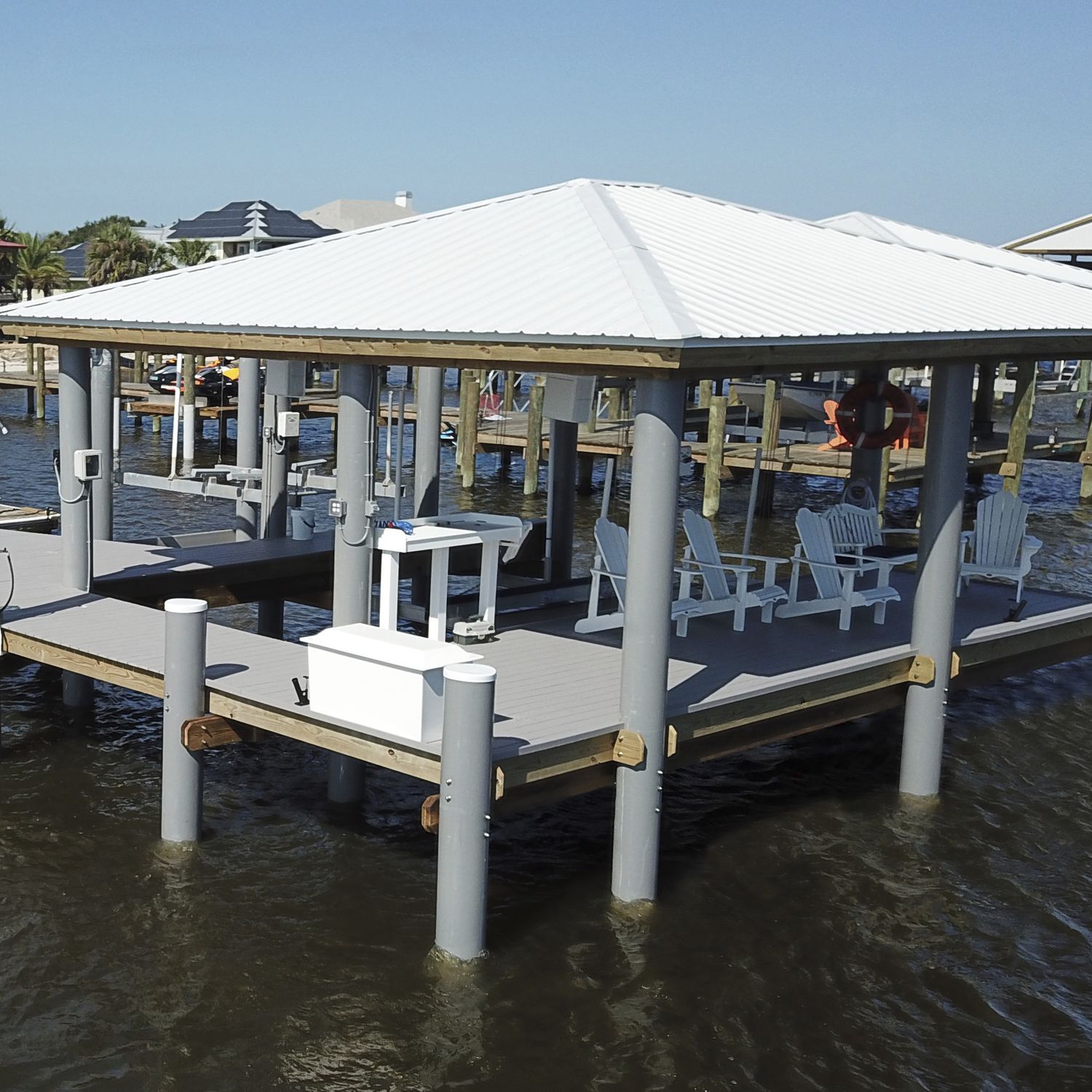 Dock pile guide - Eco - Shoreline Plastics, LLC