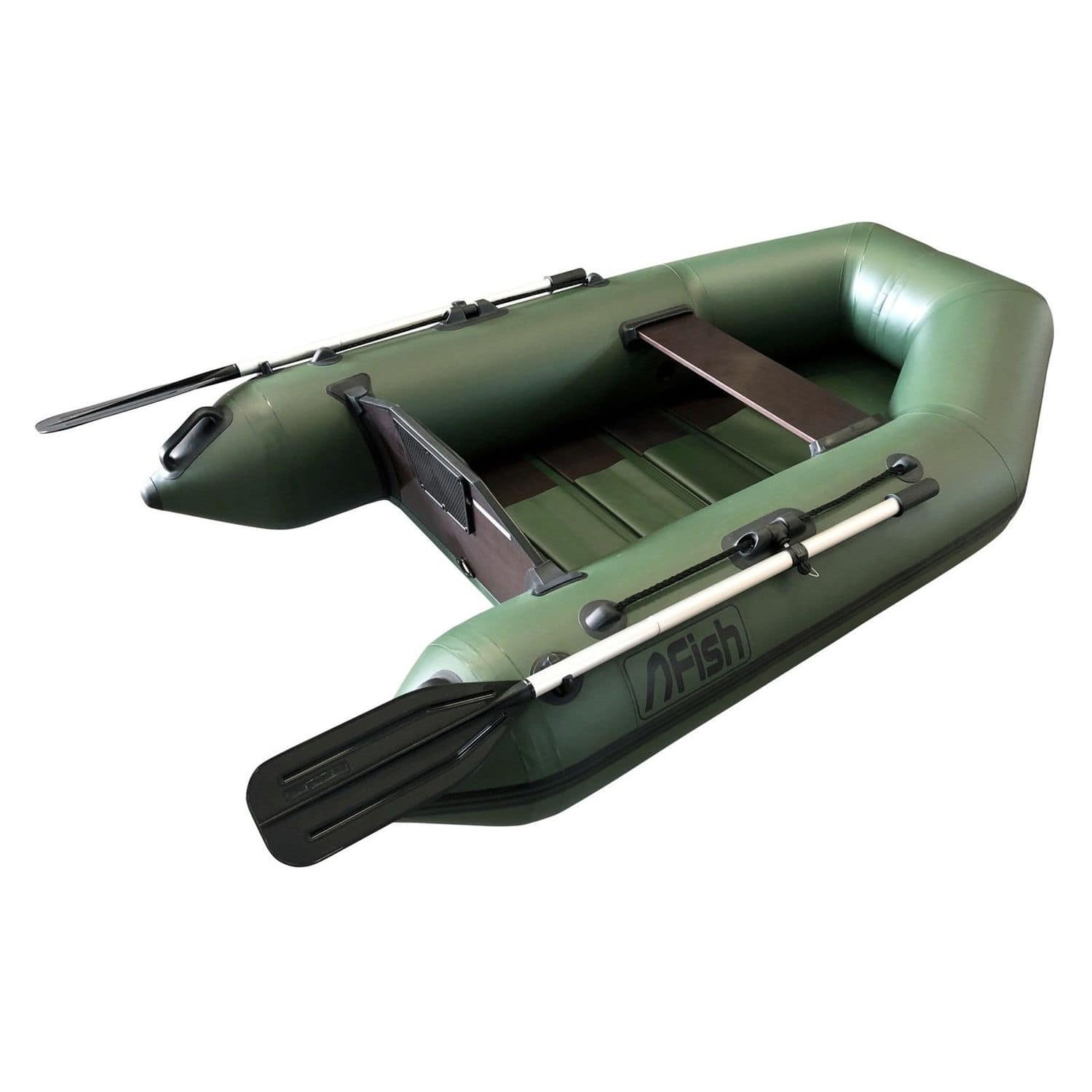 Outboard inflatable boat - 210 - MS Marine GmbH - rigid / open / fishing