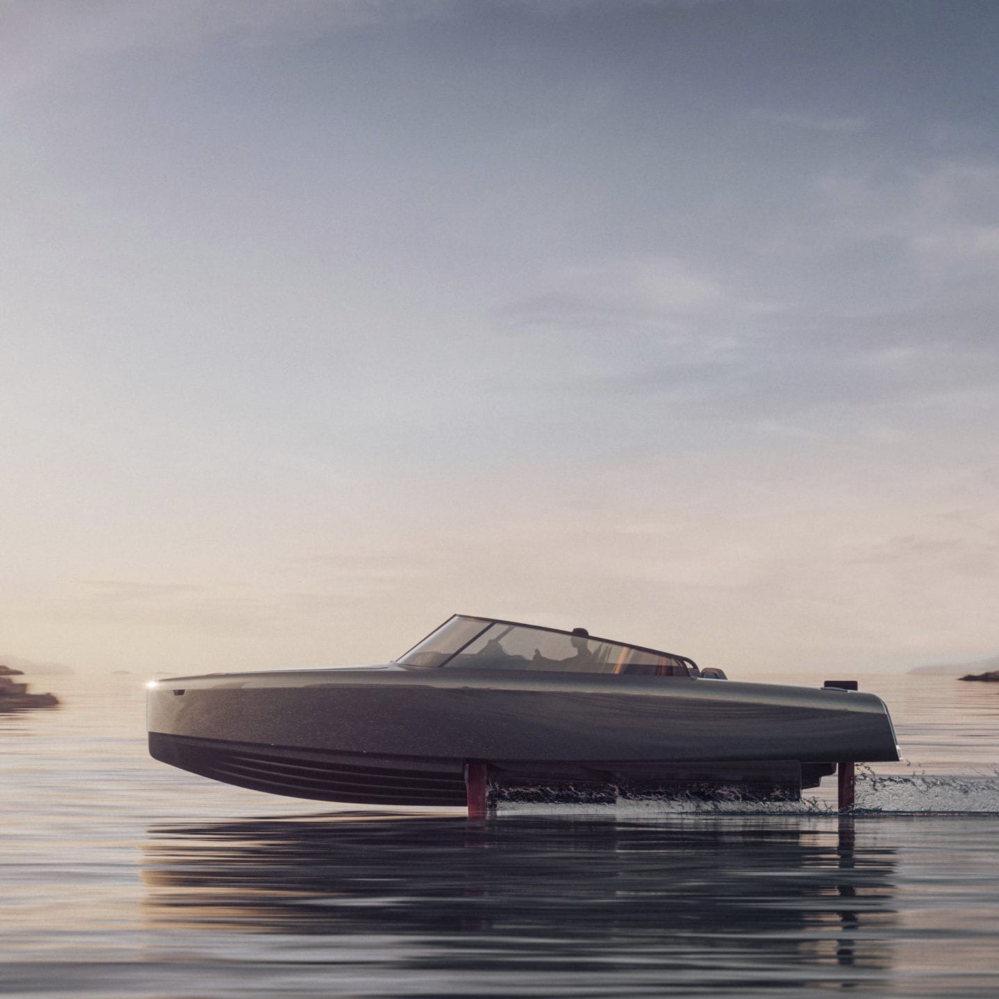 Inboard runabout - C-8 - Candela Speed Boat AB - electric / open / dual ...