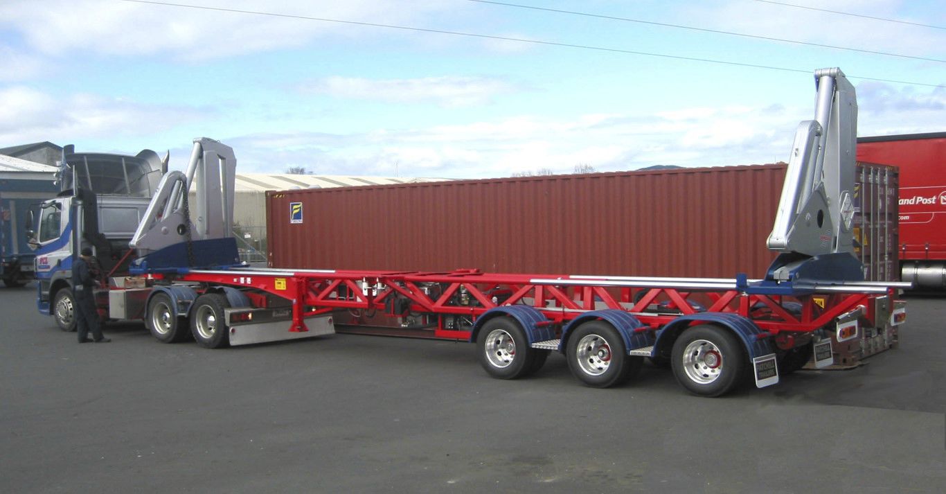 Container trailer - HC4520 - SWINGLIFT - for shipyards / for terminals ...