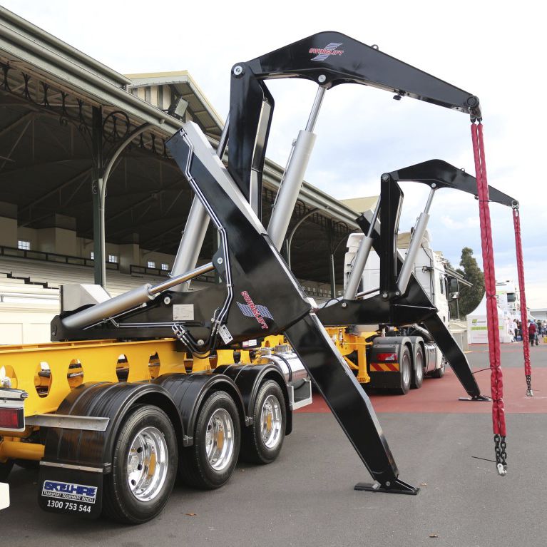 Container trailer - HC4020-DC-DL - SWINGLIFT - side-lift