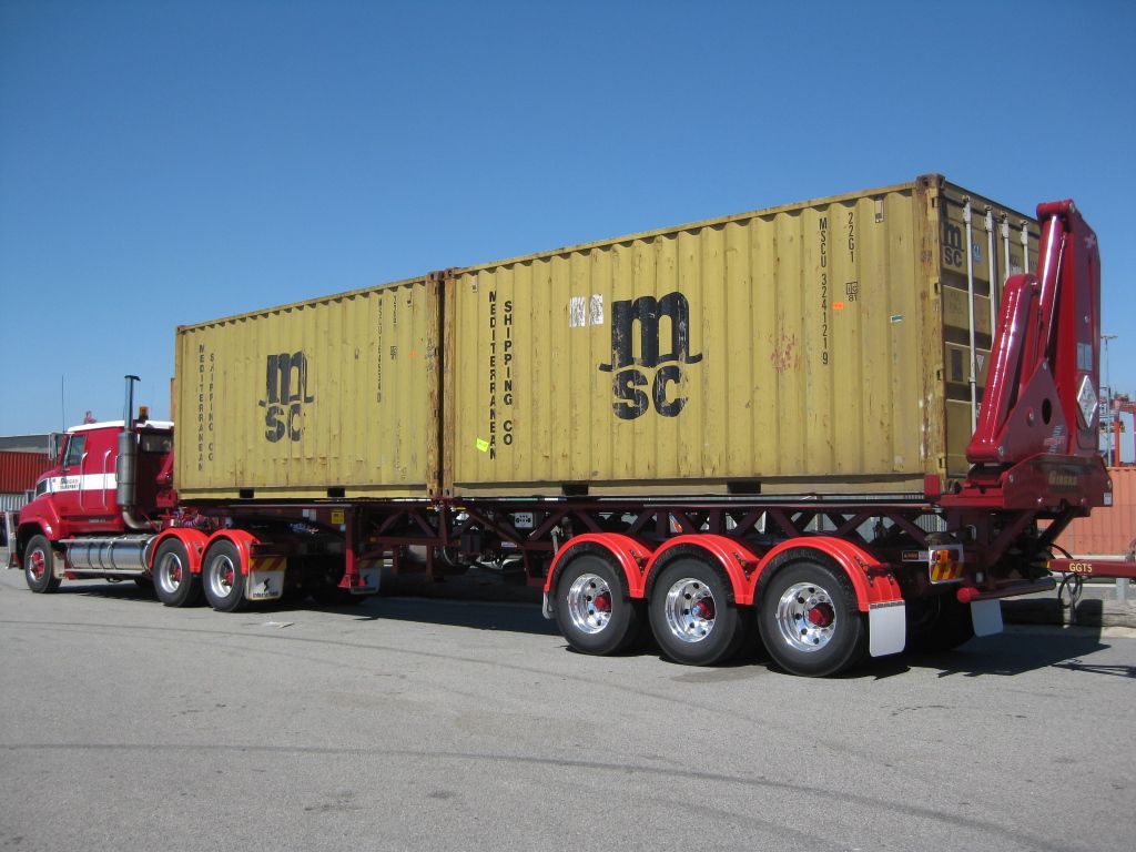 Road trailer - HC4020-RT - SWINGLIFT - container / for shipyards / for ...