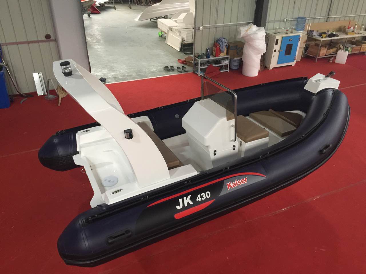 Outboard inflatable boat - RIB 430 LUX - qingdao sk marine & equipments ...