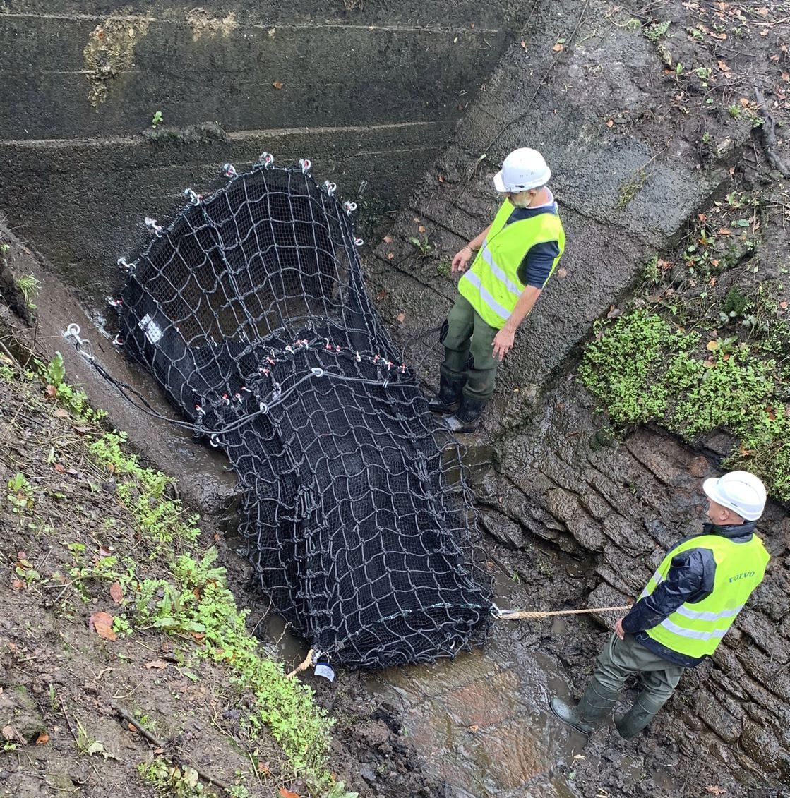 Waste retention net - HR-1000 - Pollustock