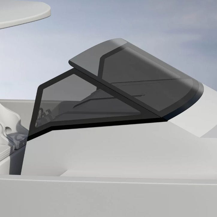 Boat windshield - Sharp - parema
