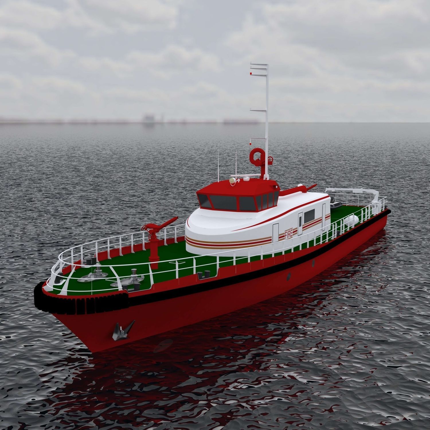 Steel fire fighting ship - FFX360 - Nova Shipyard