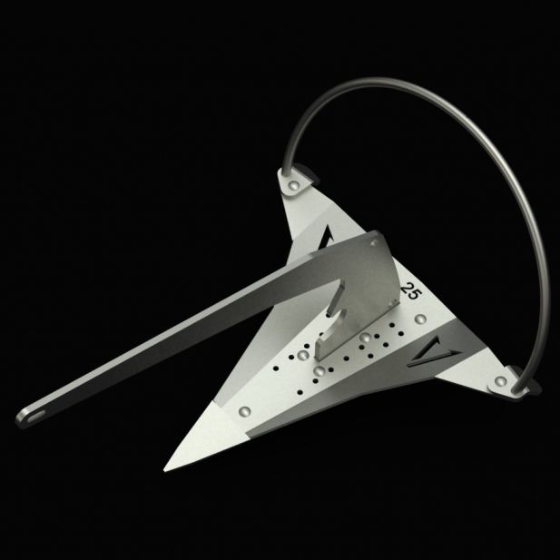 Bügel type anchor - Viking 25 - Viking anchors - for boats / galvanized ...